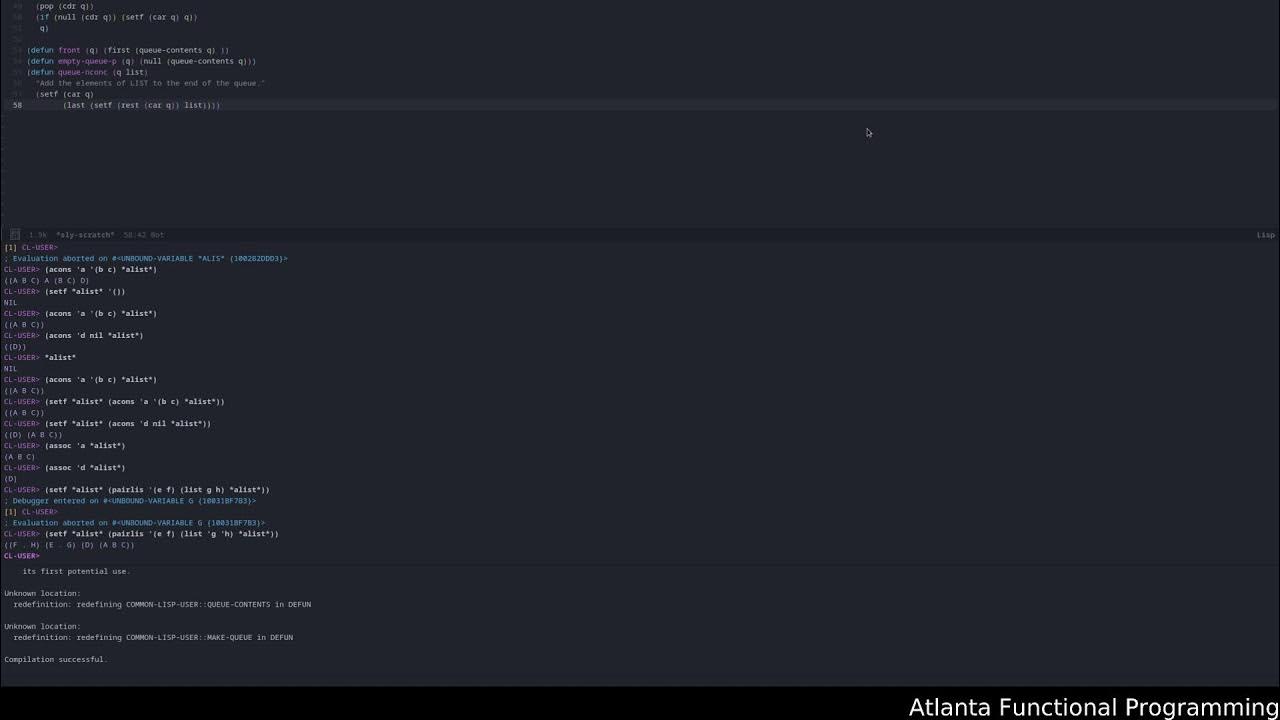 Common Lisp Study Group: PAIP : Low-Level Efficiency Issues: Data Structures and Review - YouTube