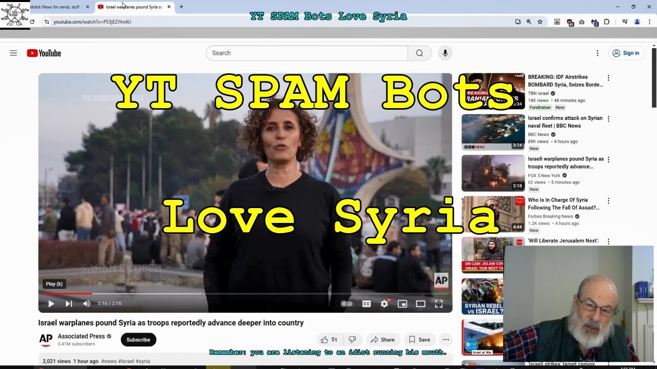 YT SPAM Bots Love Syria - YouTube