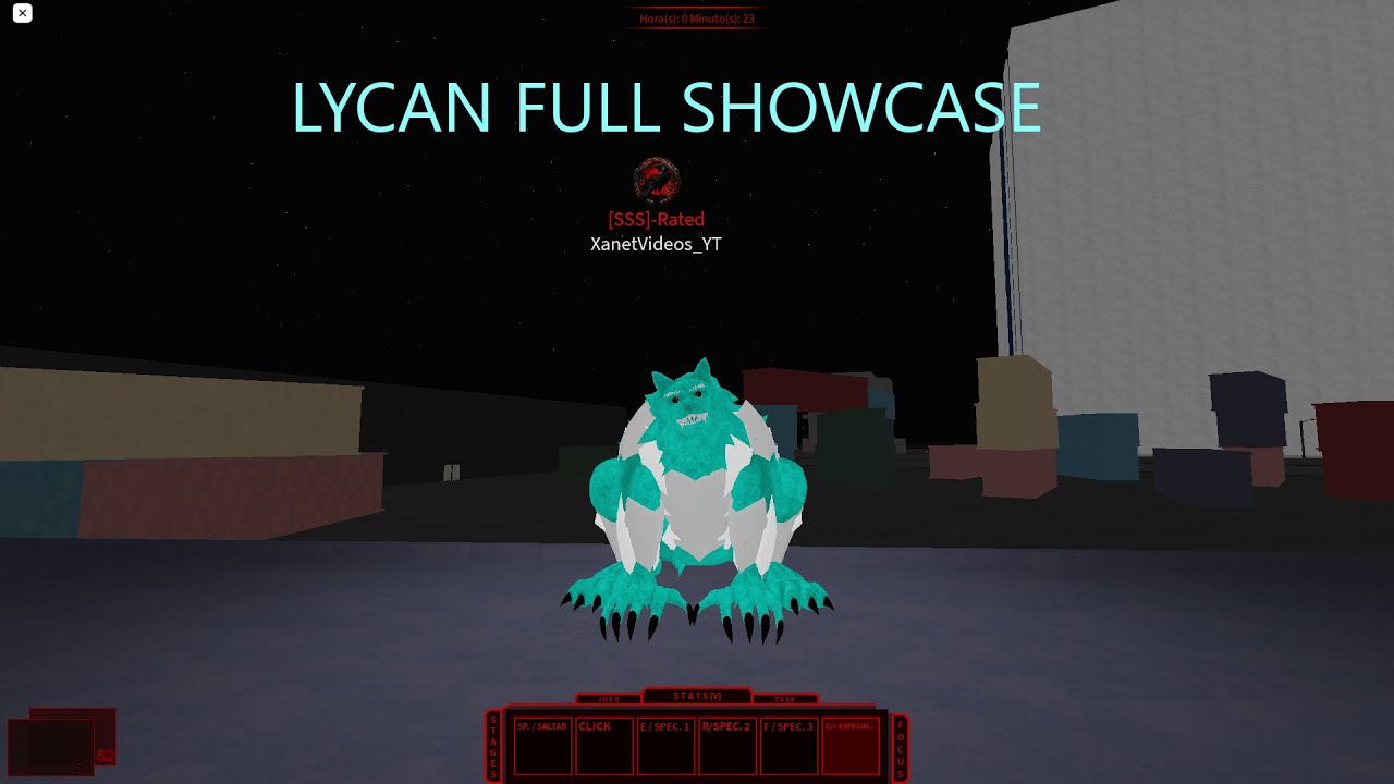 LYCAN FULL SHOWCASE ROBLOX RO-GHOUL - YouTube