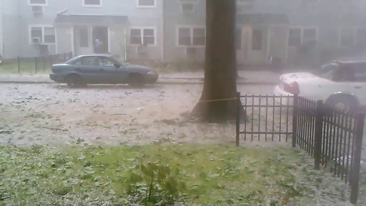 Tornado/Hail Storm Springfield, MA 8/4/2013 - YouTube