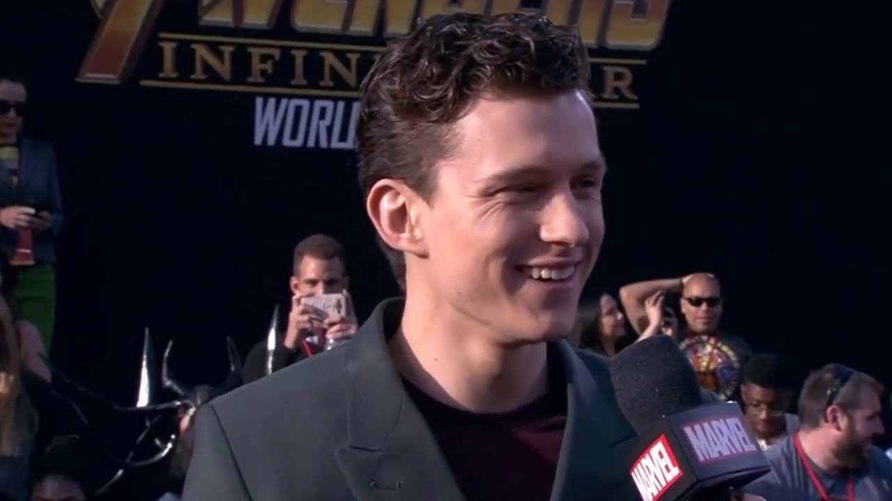 Tom Holland (Spider-Man) Interview - Avengers Infinity War World ...