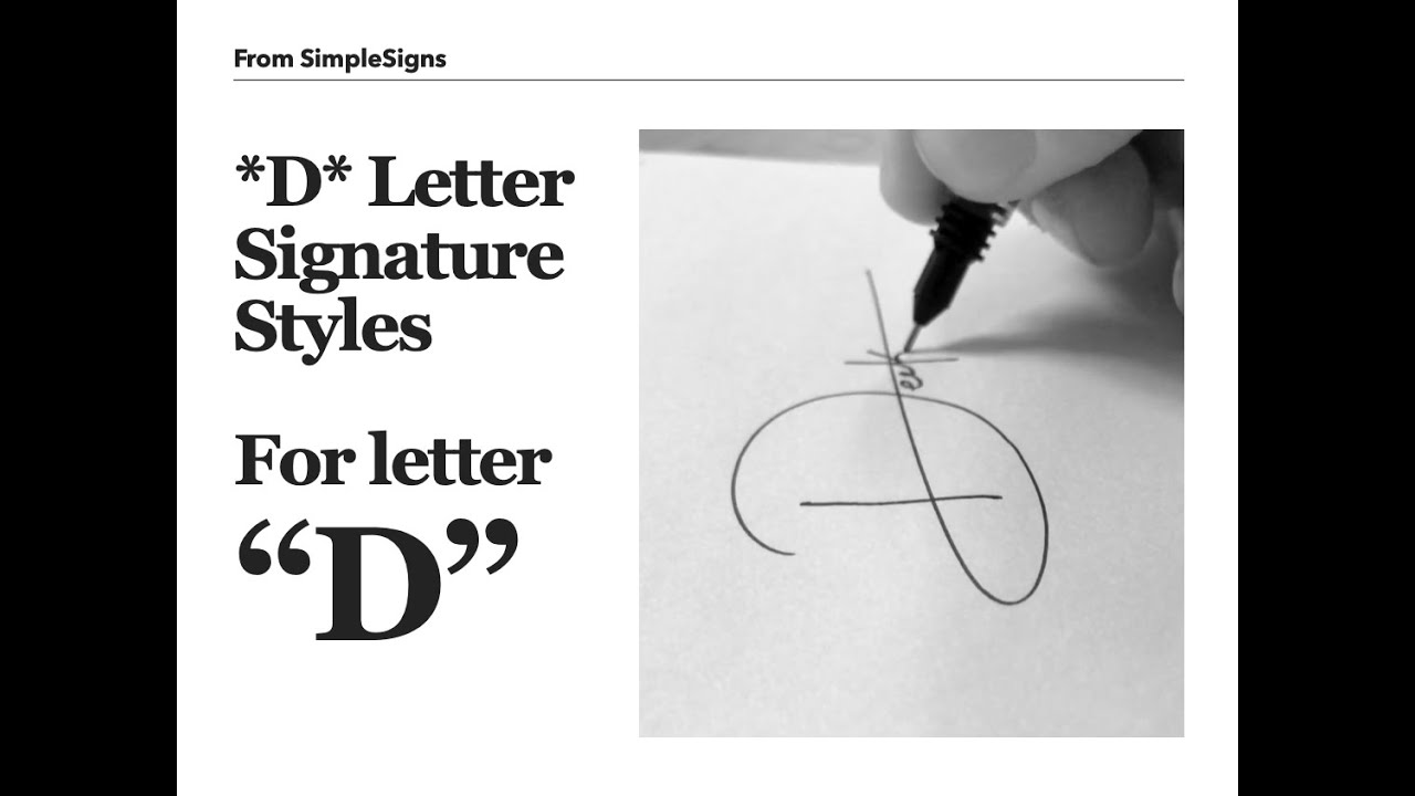 Signatures from D Alphabet | 6 Stylish Signature for name Dikshant ...