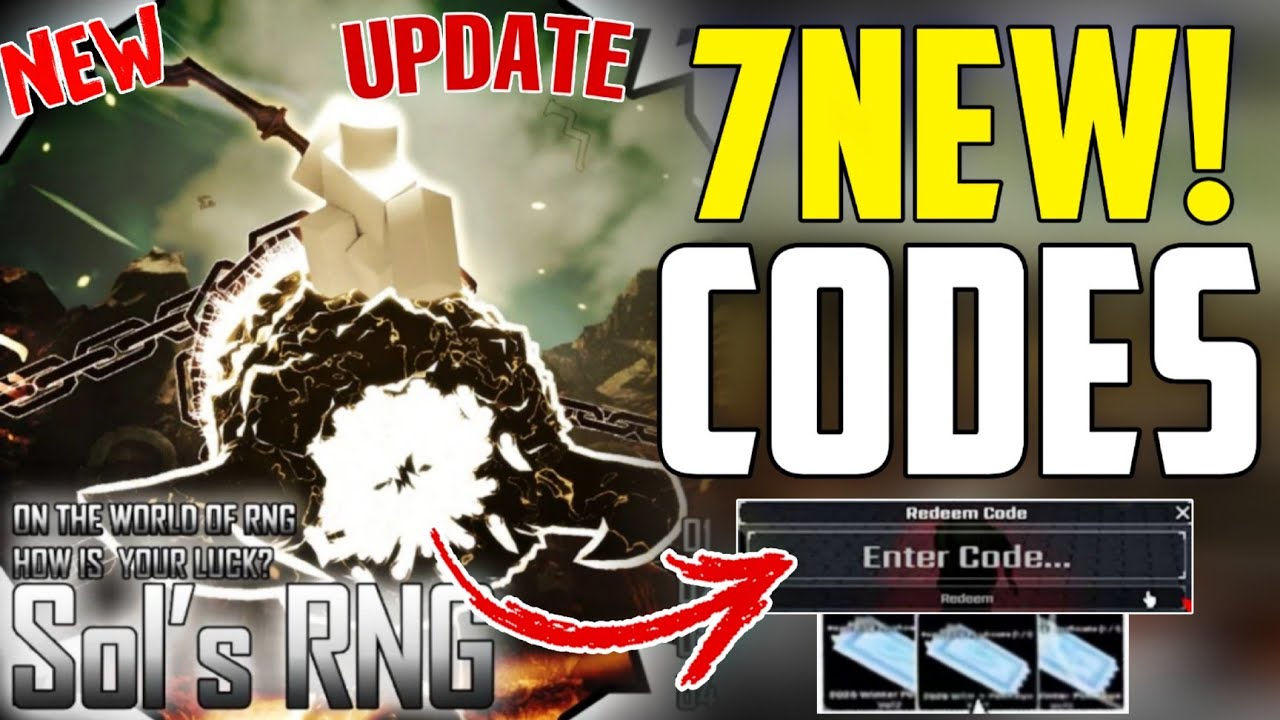 *NEW UPDATE* SOLS RNG REDEEM CODES 2025! ROBLOX SOLS RNG CODES! SOLS ...
