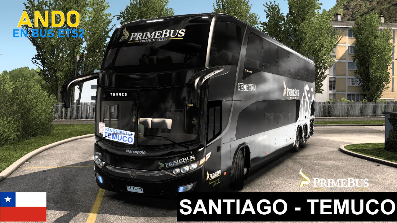 ETS2 / Santiago - Temuco / Marcopolo G7 1800 DD / Prime Bus - YouTube