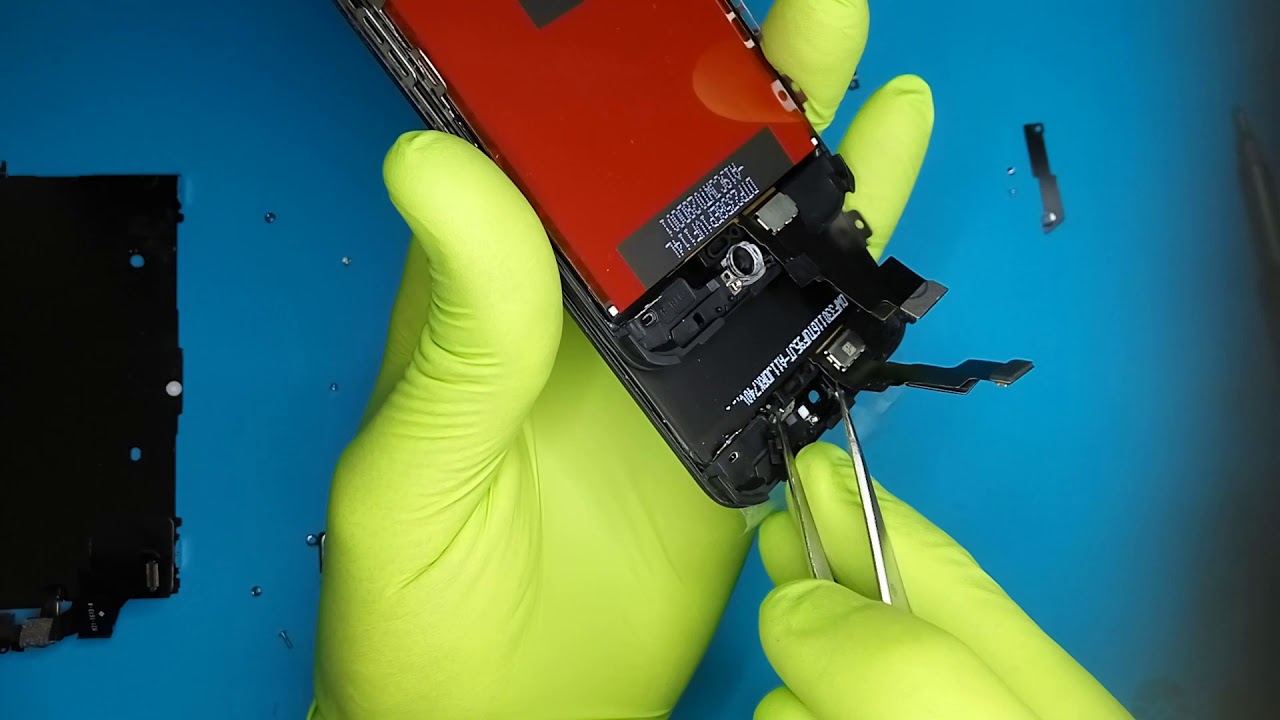 iPhone 5C Model: A1507 Wymiana wyświetlacza. - YouTube