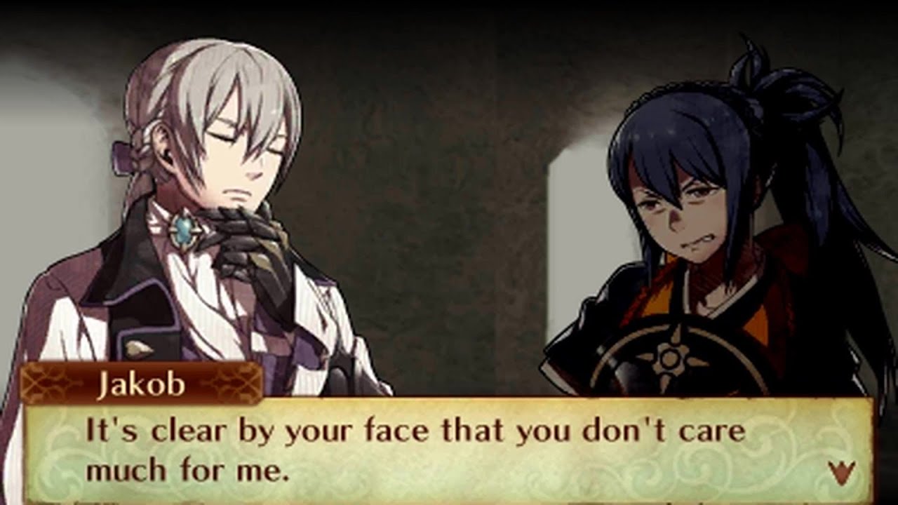 Fire Emblem Fates: Birthright - Oboro & Jakob Support Conversations ...