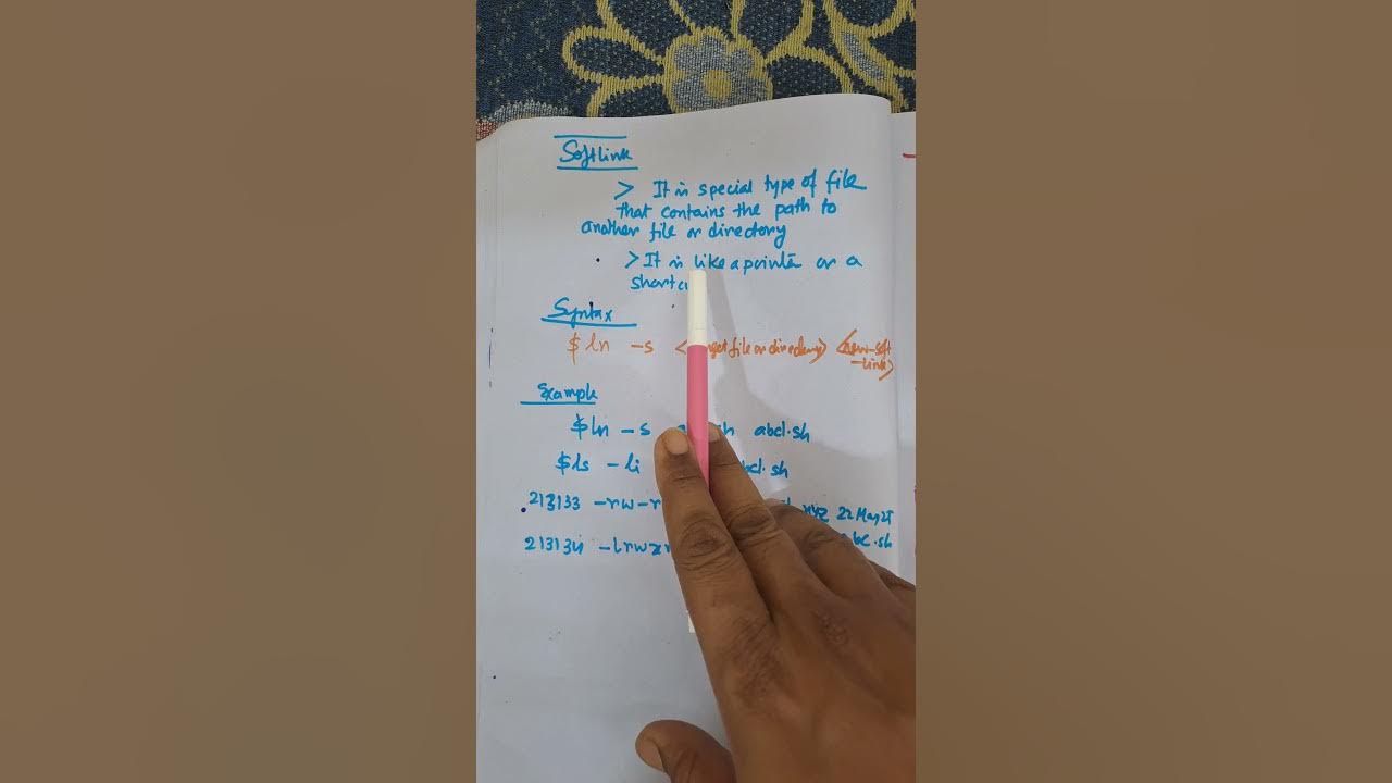 UNIX Hardlink Softlink | Important Questions and Answers | UNIX and Shell programming Series ...