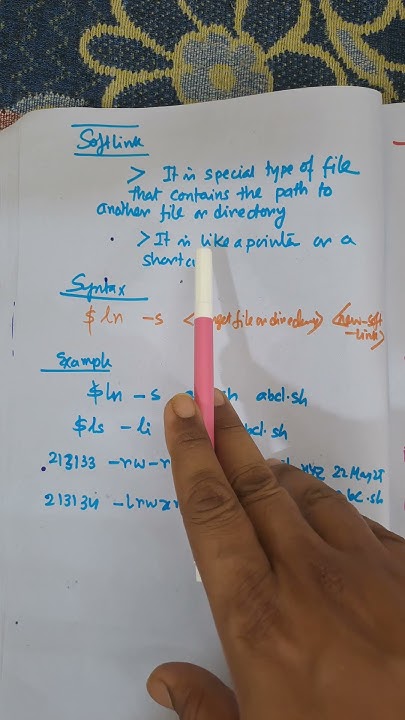 UNIX Hardlink Softlink | Important Questions and Answers | UNIX and Shell programming Series ...