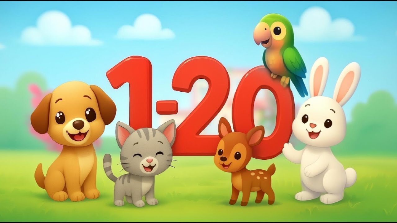 Number Song 1-20 for Kids | Counting Numbers | Counting 1 to 20 - YouTube