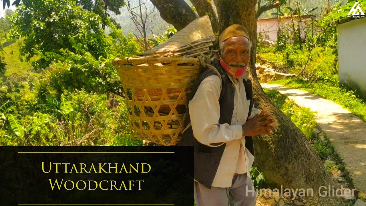 Handicrafts village tour (Uttarakhand) || Woodcraft skill || Kumaoni ...