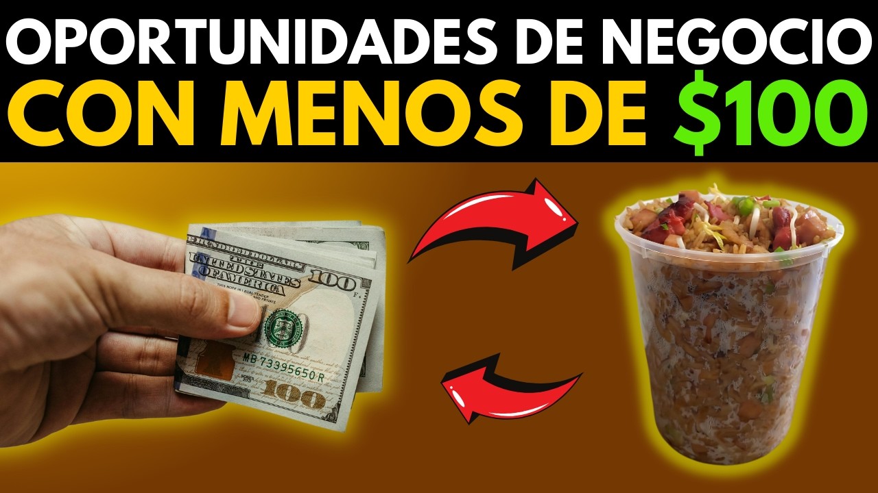 24 Negocios CON MENOS DE $100 que Cualquiera PUEDE HACER “Emprende con ...
