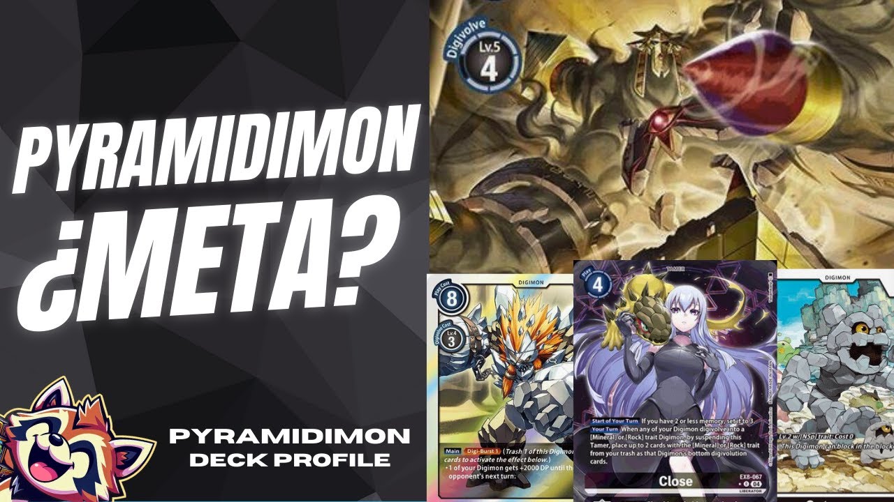 ¡Este Mazo Pyramidimon Fue 1° Lugar en Japón! 🔥 Deck Profile EX8 ...