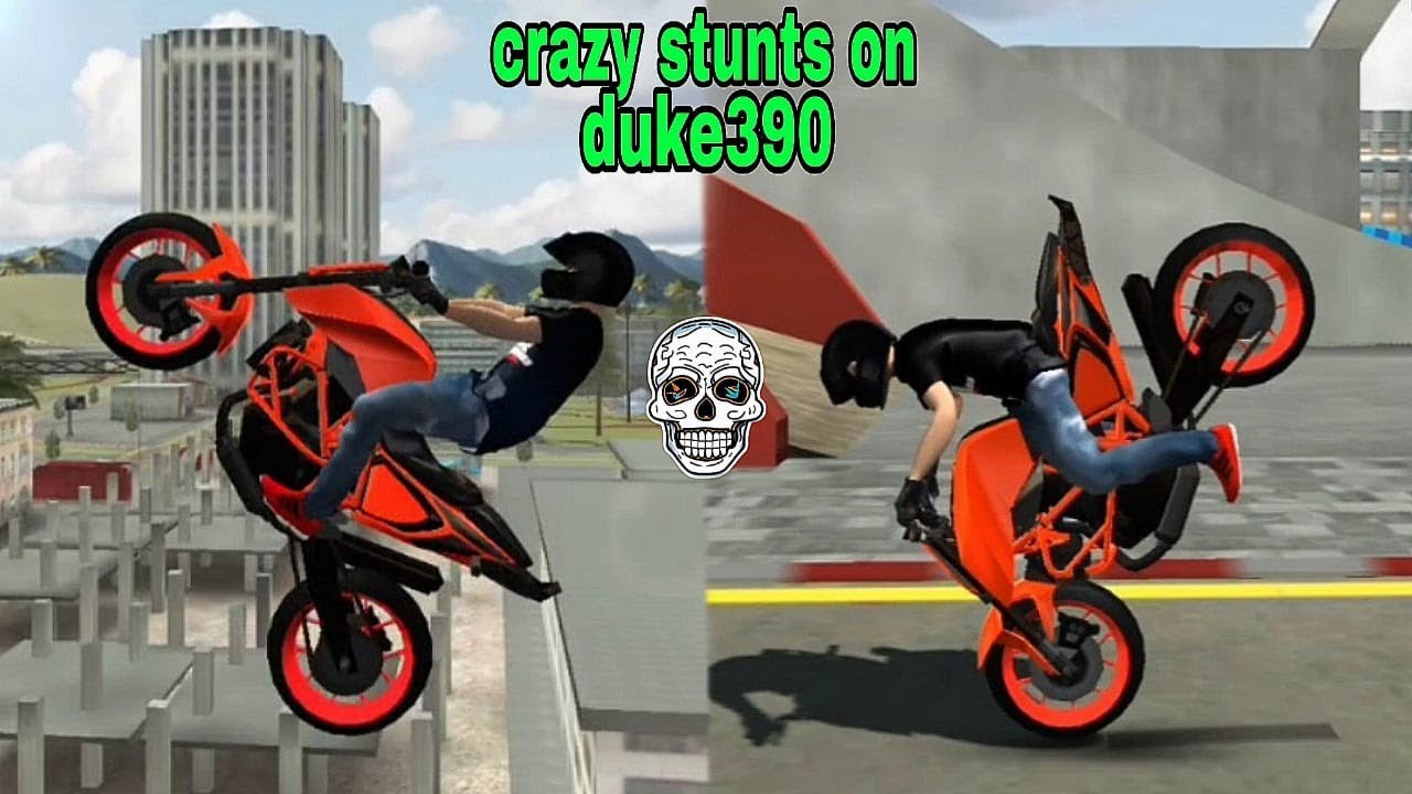 Crazy Bike Stunts😱 || Duke Stunts || xtreme motorbike game #viral - YouTube