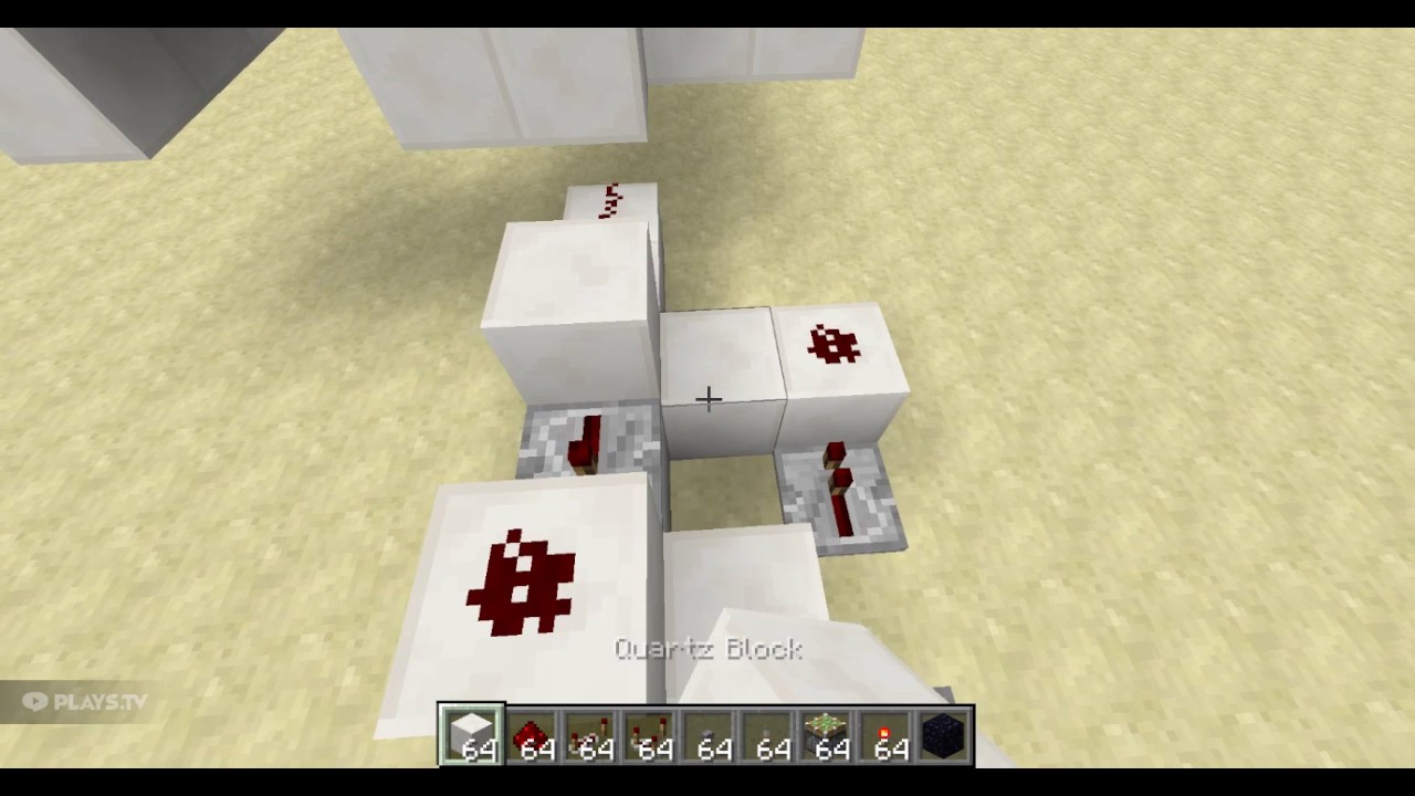Minecraft 3x3 Slime Block Door (tutorial) - YouTube
