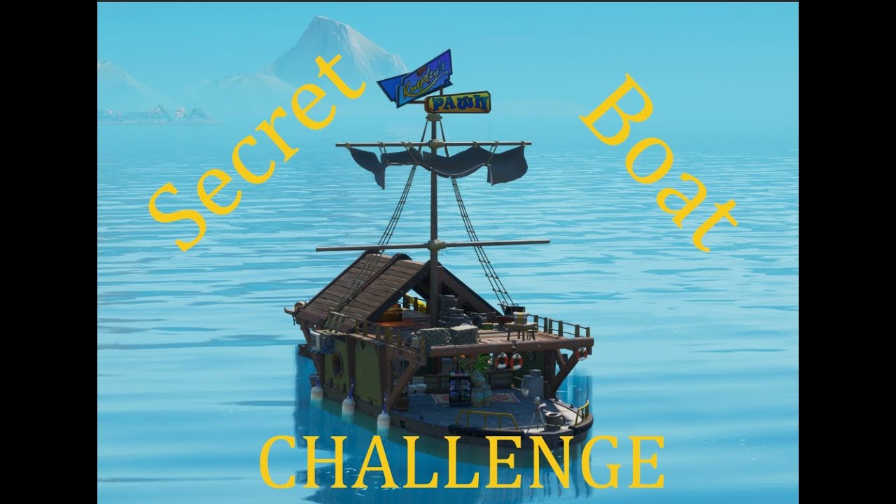 Secret Boat Loot only challenge!*FORTNITE* - YouTube