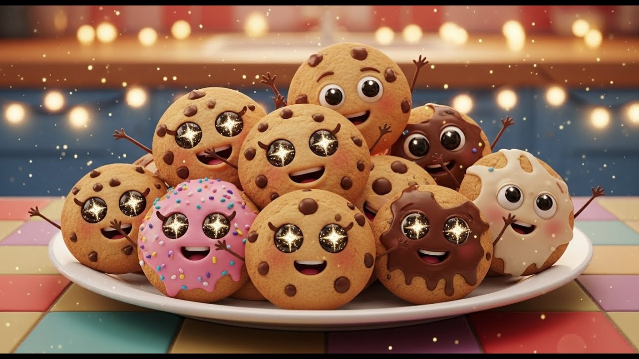 Count the Cookies on the Plate 🍪🔢 | Fun Kids Counting & Learning Video ...