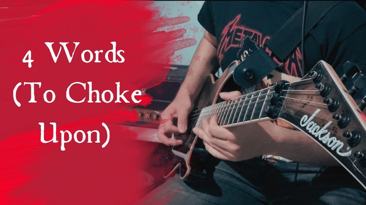 Bullet For My Valentine - 4 Words (To Choke Upon) - GUITAR COVER - YouTube