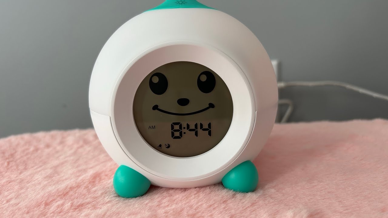 Sleep training clock - YouTube