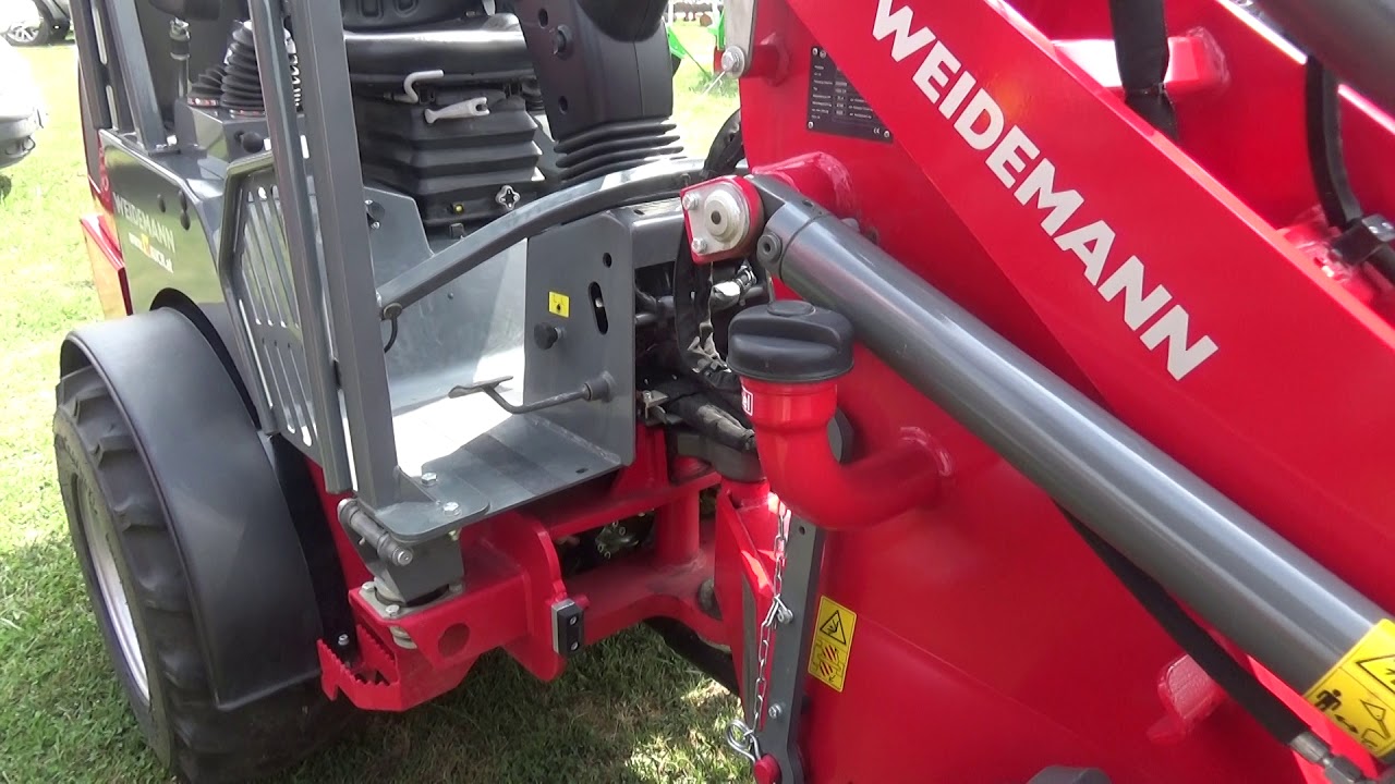 Weidemann 1350 CX 45, rakodó, Szentlőrinci, 2018., v180811-2-415 - YouTube