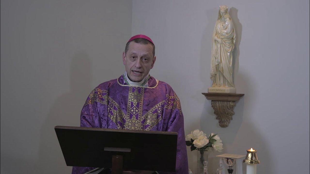 Bishop Caggiano's Homily for the Second Sunday of Lent - YouTube