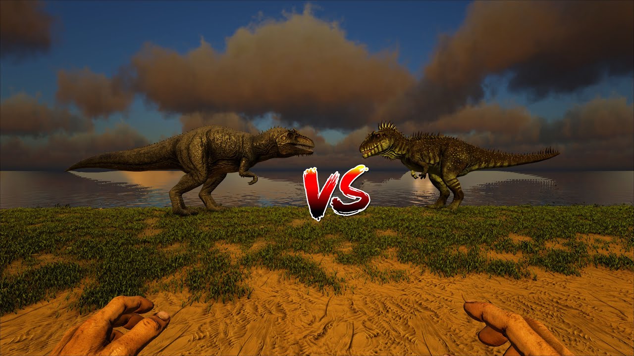 Carcharodontosaurus Vs Giganotosaurus Carcharodontosaurus
