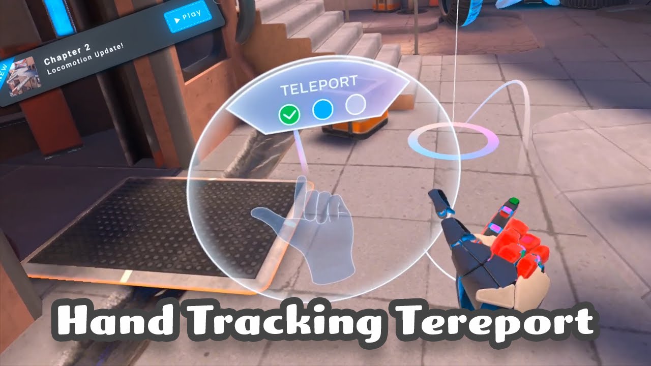 Hand Tracking Teleport を体験しよう！ - YouTube