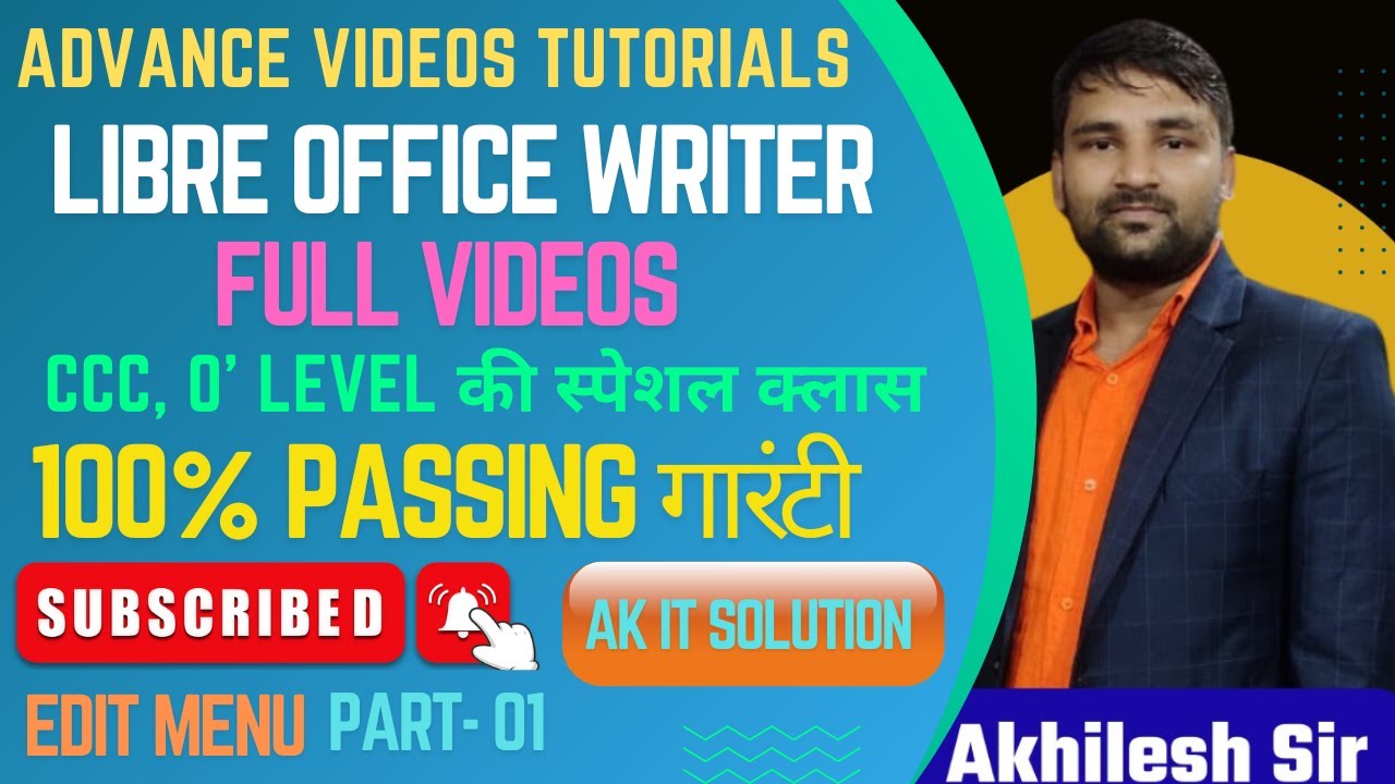 06 Edit Menu In Libre Office Writer Part 1 YouTube 06-edit-menu-in-libre-office-writer-part-1-youtube