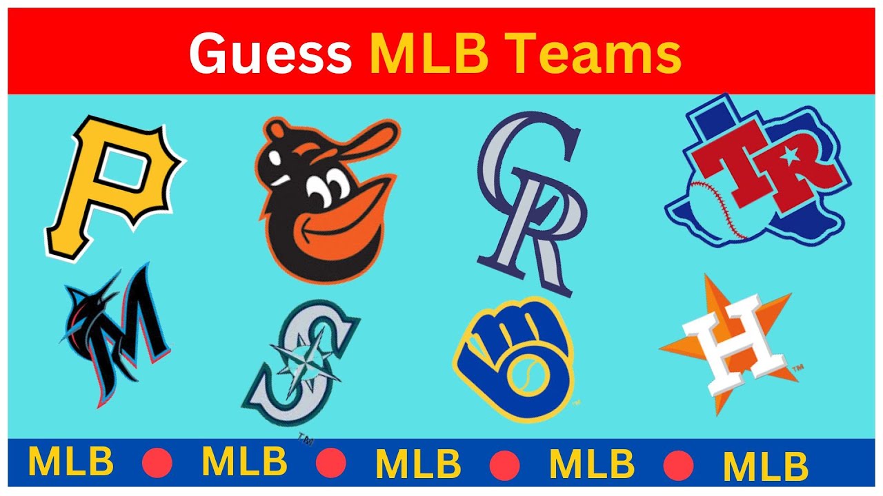 Can You Guess These MLB Sport Teams by Their Logos? 🏒⚾ #baseball # ...