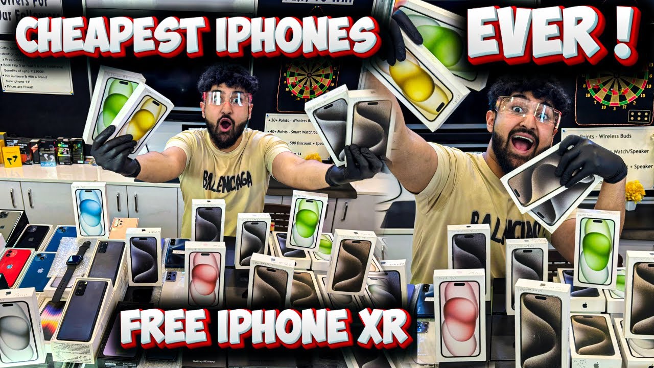 Cheapest Iphones / Android Phone Market In Delhi || Iphone XR Giveaway ...
