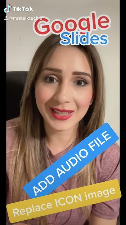 Add Audio 🔊 files to Google Slides and replace icon with Bitmoji! - YouTube