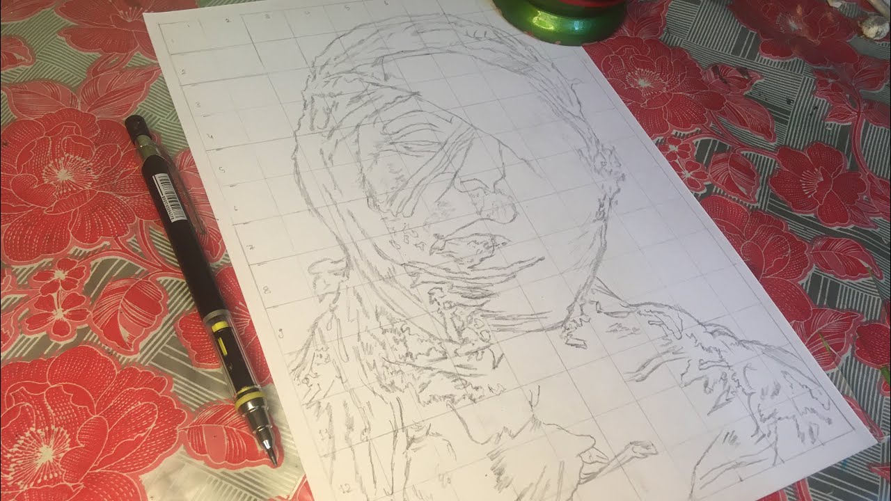 JAWAN Drawing , Shahrukh khan Drawing | Outline sketch tutorial…. - YouTube