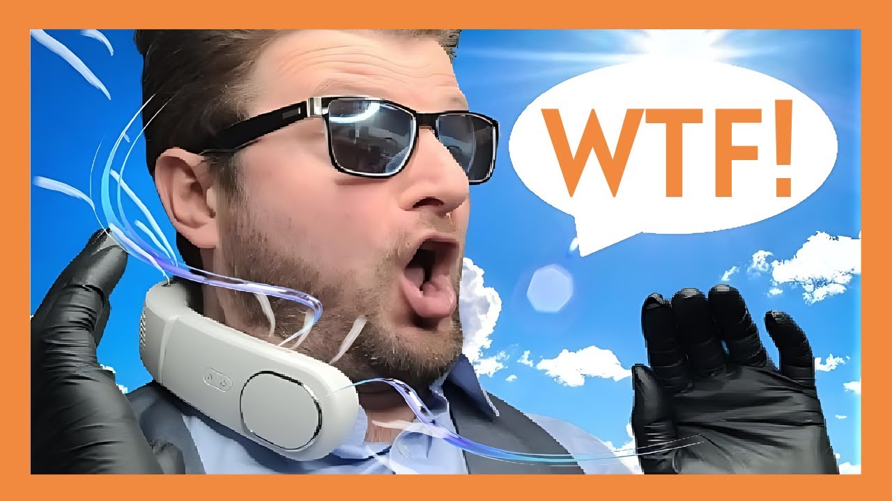 ChillGo Foldable Neck Fan - 4 Turbo Bladeless Fans - YouTube