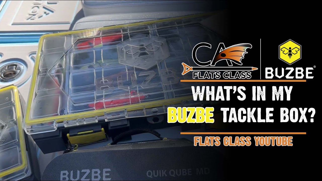 What's In My BUZBE Tackle Box? | Flats Class YouTube - YouTube