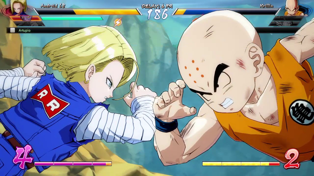 ANDROID 18 VS KRILLIN DRAGON BALL FighterZ - YouTube