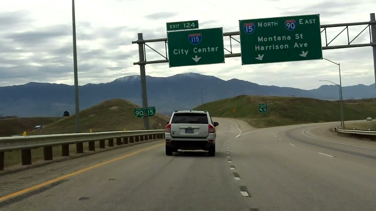 Interstate 115 eastbound - YouTube