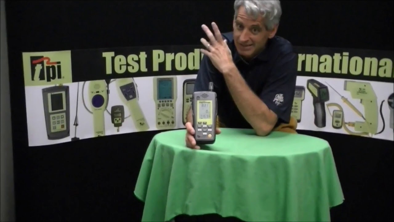 TPI 1010a Indoor Air Quality Meter: Overview - YouTube