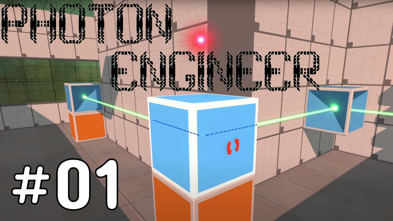 Brand New 3D Indie Puzzle Game with LAZERS! | Photon Engineer 01 - YouTube