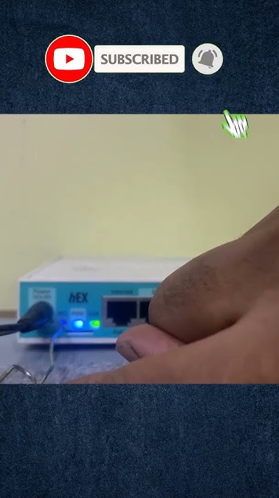 How to Reset Mikrotik RB750Gr3 Router #shorts #mikrotik #router - YouTube