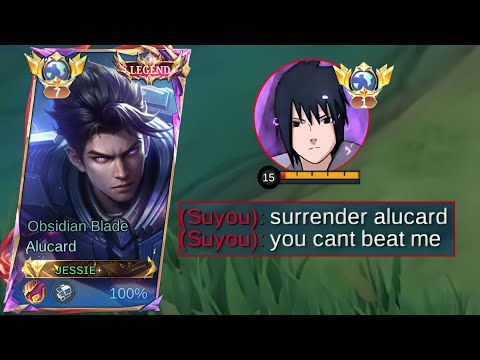THIS IS HOW TO DESTROY SUYOU IN SOLO RANKED GAME!🔥 ALUCARD VS SUYOU | MLBB