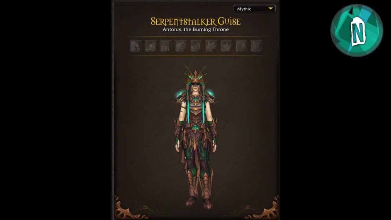 All 21 Tier Armor Sets Patch 7.3.2 Antorus the Burning Throne - YouTube