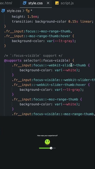 Changing Face Rating | Mind-Blowing Codepen #135 #html #css #javascript #shorts - YouTube