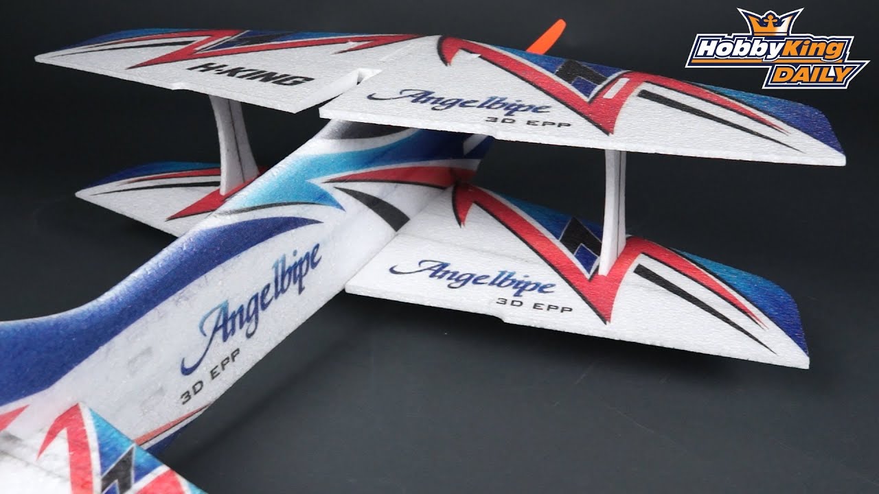 HobbyKing Daily - HK Angelbipe EPP Biplane - YouTube