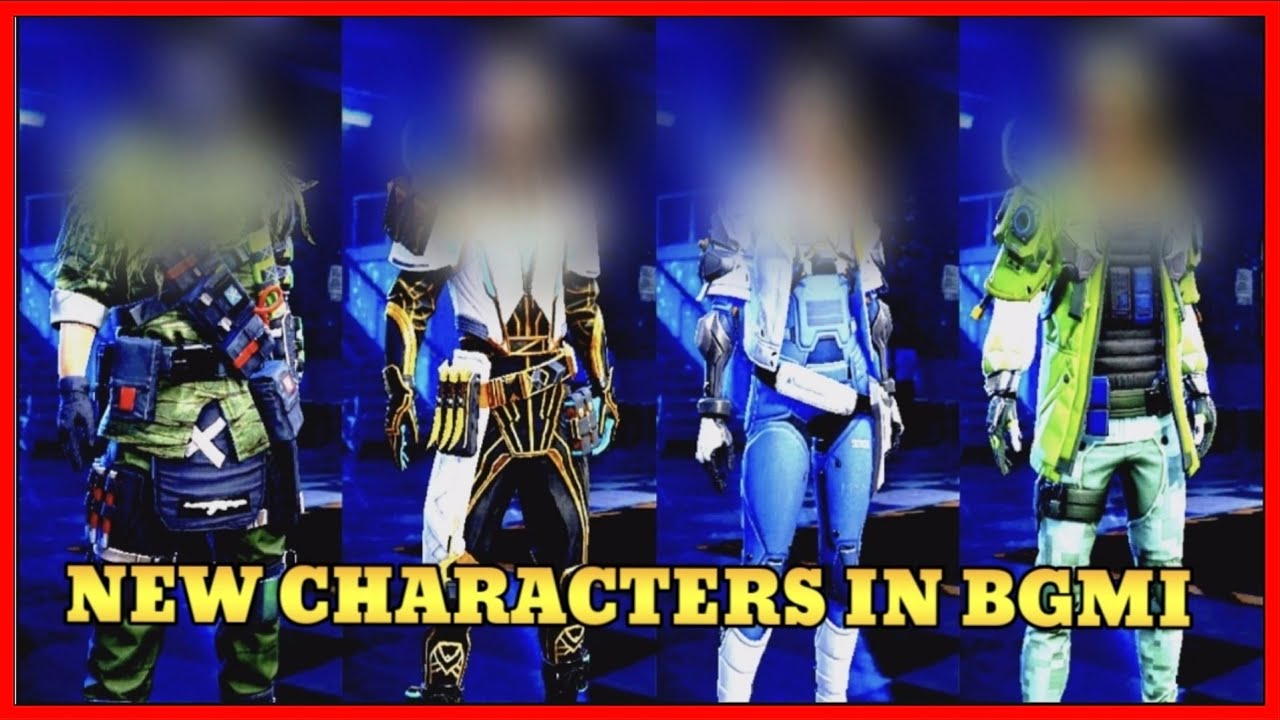🔴NEW CHARACTERS IN BGMI • BATTLE GROUNDS MOBILE INDIA - YouTube