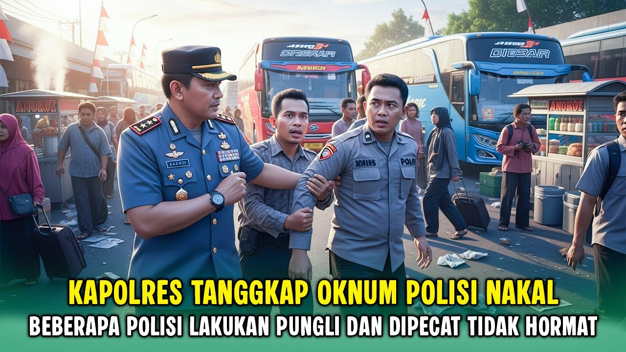 KAPOLRES BONGKAR PUNGLI MENYERET OKNUM POLISI NAKAL - YouTube