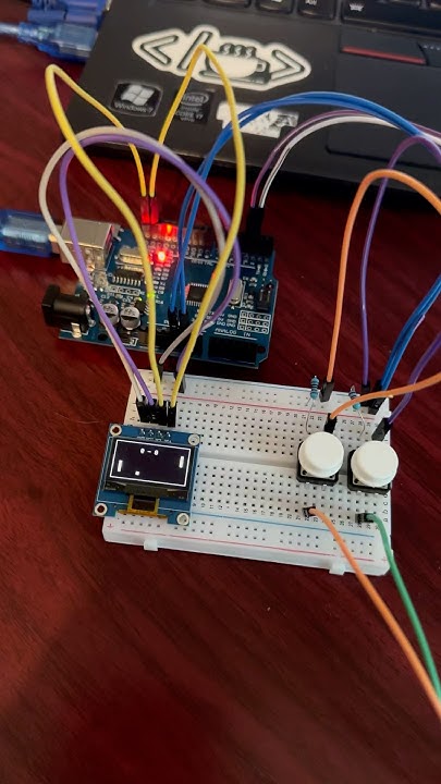 OLED Pong Game Arduino Project #arduino #arduinoproject - YouTube