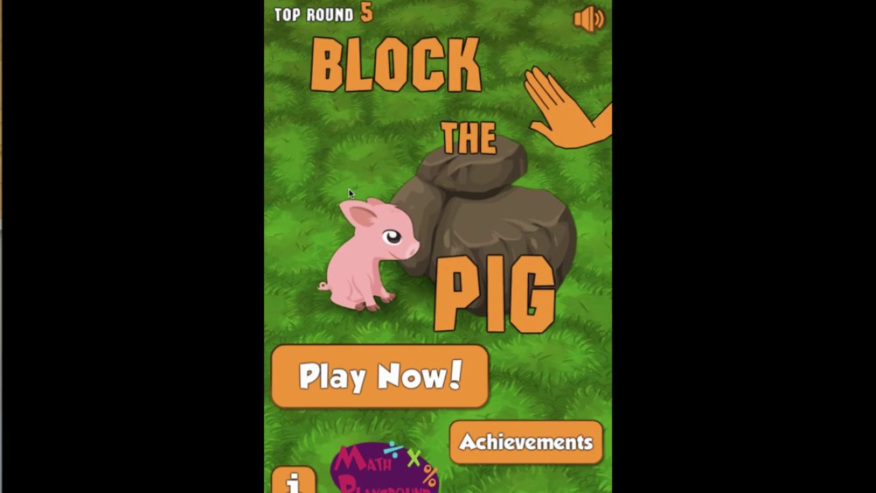 E.P1 block the pig - YouTube