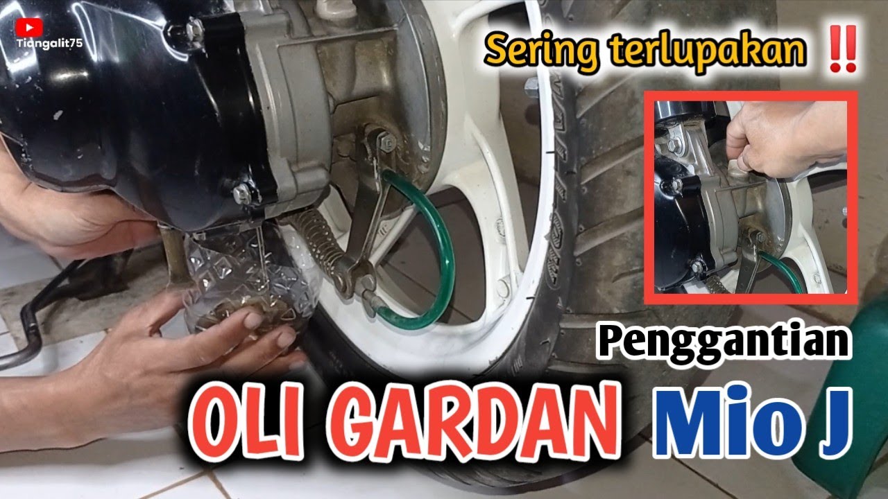 SERING TERLUPAKAN, PENGGANTIAN OLI GARDAN MIO J ‼️@tiangalit75 - YouTube