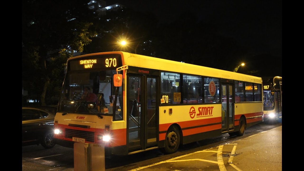 [SMRT Buses] [DAF SB220] TIB722H on Service 970 - YouTube