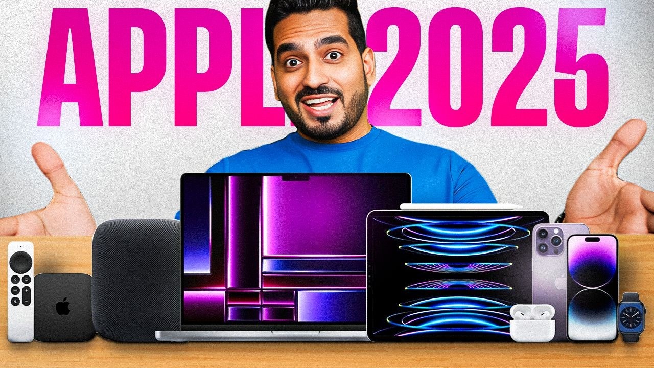 2025 Apple Products LineUp! Everything Apple Is releasing in 2025 - YouTube