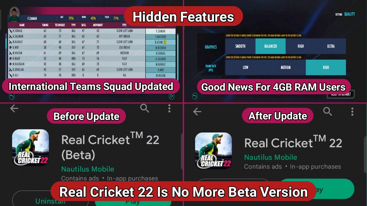Real Cricket 22 New Update Review | Haris Gaming - YouTube